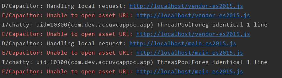 V Chunks Are Unable To Load On Android Web And Ios Are Fine