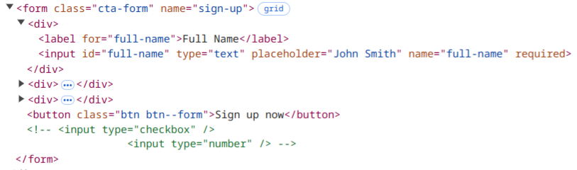 Form Html Is Not Submitted Or Shown In Netlify Ui But Hidden