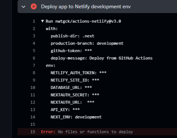 Error No Files Or Functions To Deploy Support Netlify Support Forums