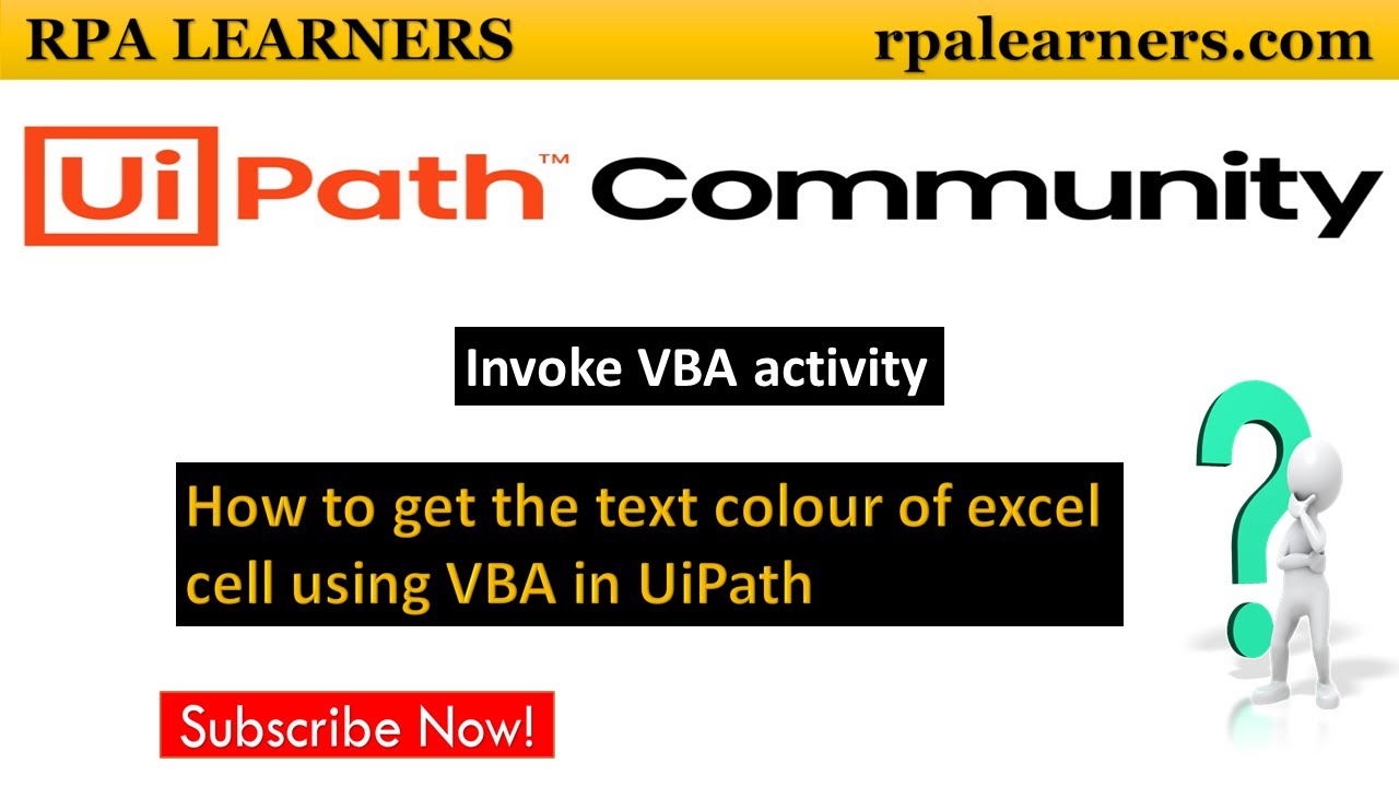 How To Get Text Color From Excel Studio UiPath Community Forum