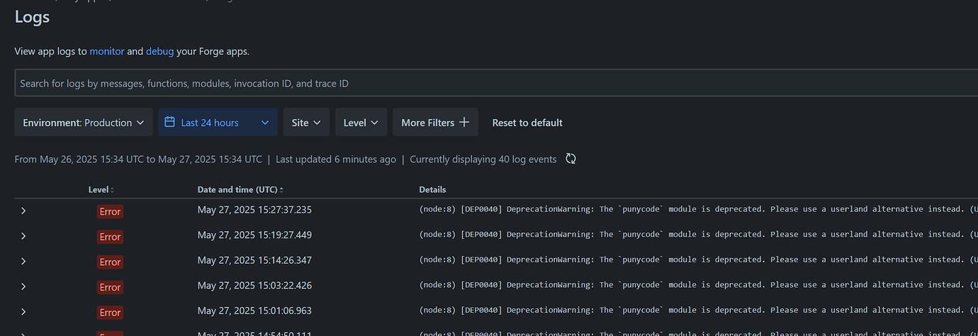Node.js 22 compatibility - Forge Platform and Tools - The Atlassian ... Node.js 22 compatibility - Forge Platform and Tools - The Atlassian ...