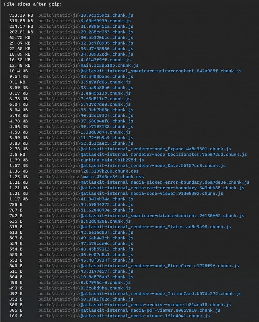 Is there anyway to reduce the bundle size of @atlaskit/renderer in my React Custom UI - Forge UI ...
