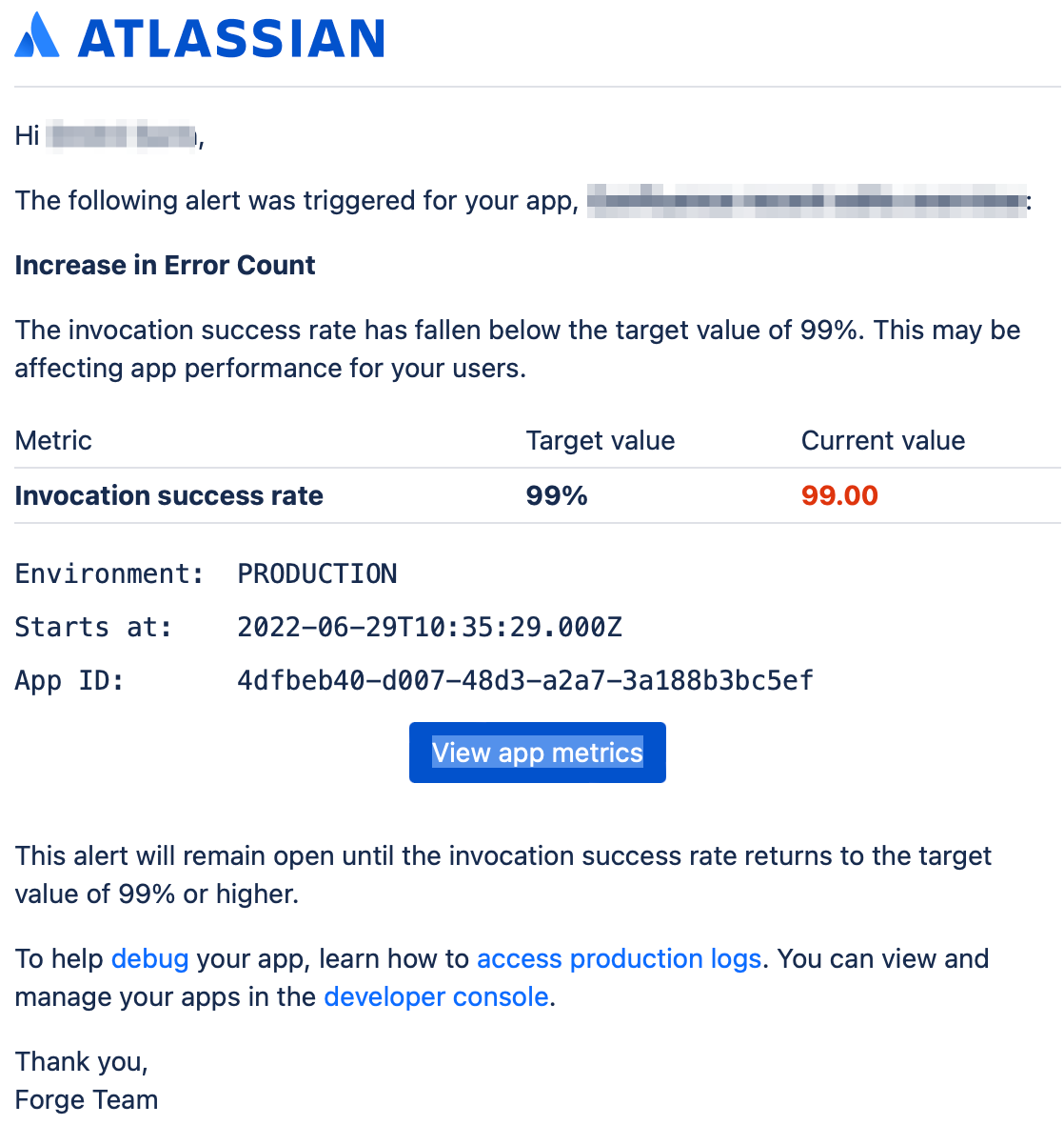 Introducing Forge App Alerts And Error Count Per Site Forge The Atlassian Developer Community