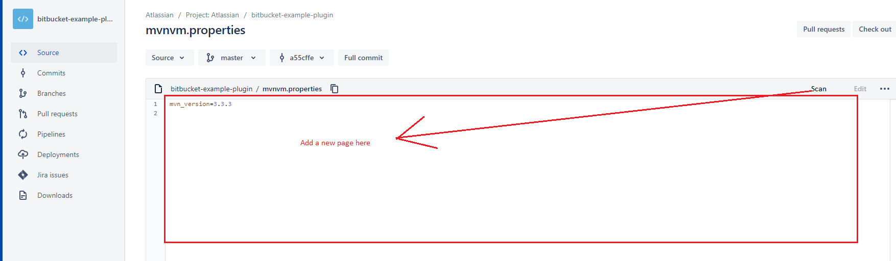 Add a custom page to repository, what to use? servlet? or any AUI components - Bitbucket Server ...