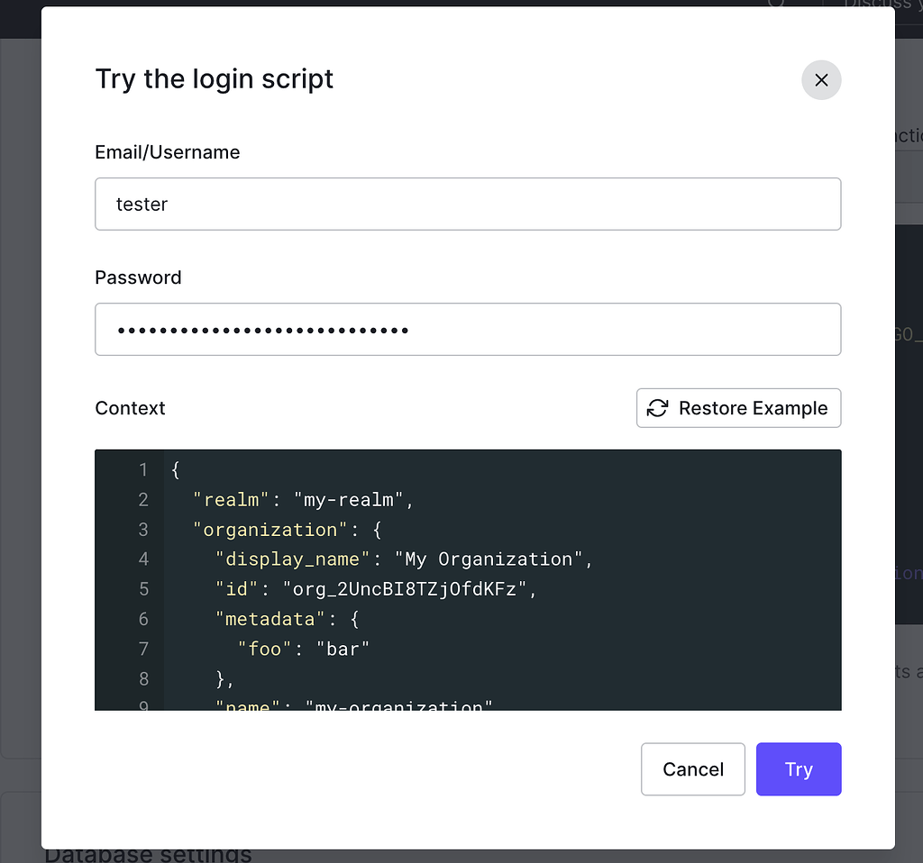 Can't login with username on my website, but can login on dashboard login script - Auth0 Community