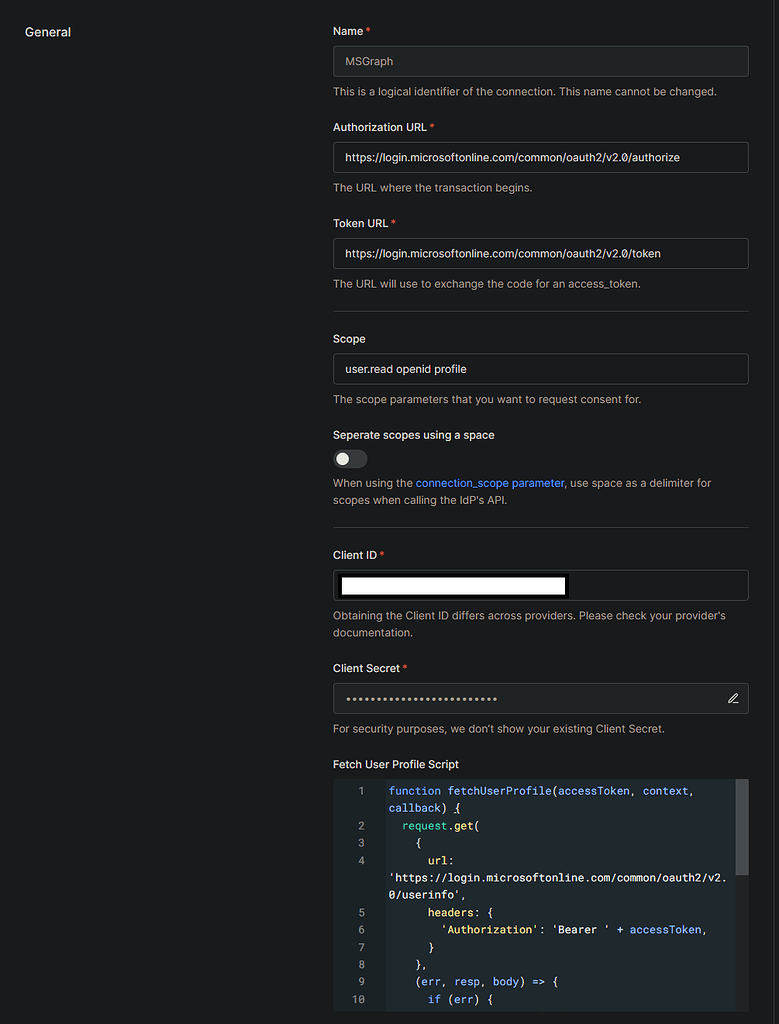 Microsoft Account Social Connection Invalidrequest Error Auth0 Community 