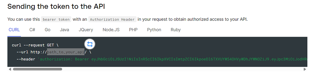 Path to your API - Auth0 Community