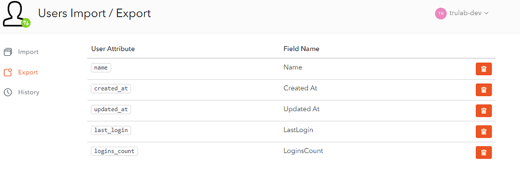 Script Export Of User Login Information Via The User Import Export Extension Auth0 Community