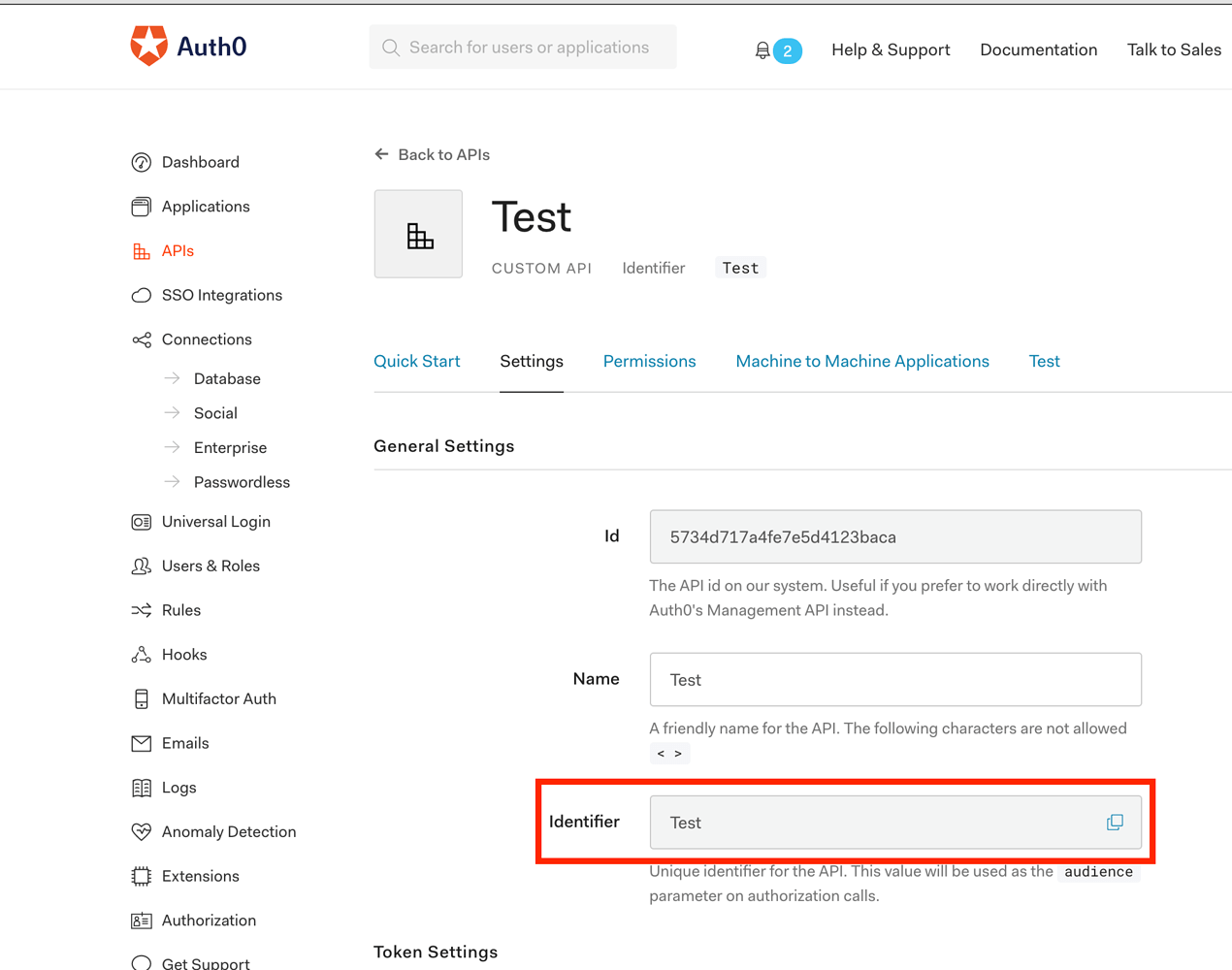 Audience: "YOUR_API_IDENTIFIER" - Auth0 Community