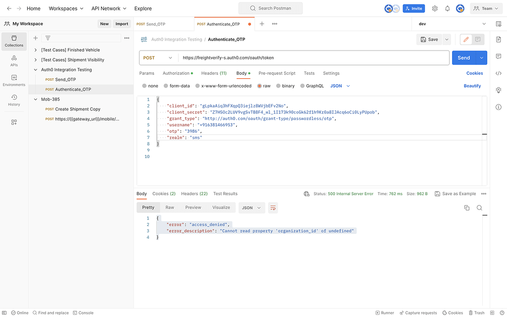 Auth0 Api Authentication in Passwordless - Auth0 Community