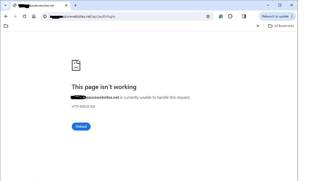 Next.js api/auth/login works in localhost but returns 500 error in production - Auth0 Community