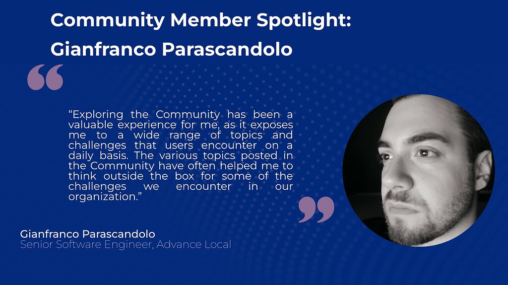 Member Spotlight: Gianfranco Parascandolo - Auth0 Community