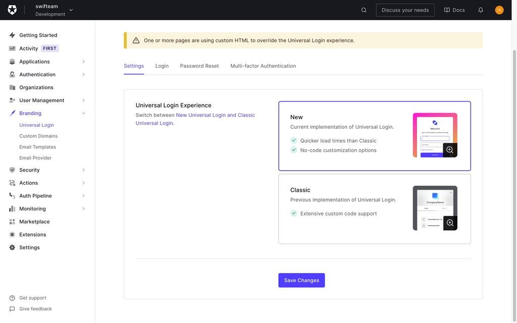 How to enable the new Universal Login UI - Auth0 Community