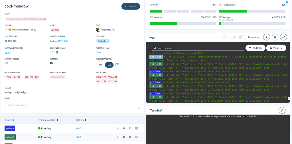 Not Able To Connect Through Vpn Project Help Balenaforums 