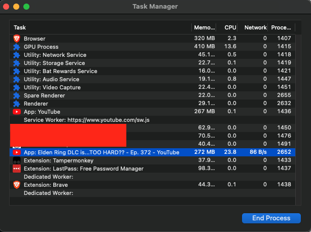 High Memory Usage by Youtube Tab(4GB) leading to browser becoming really slow - Page 2 - Web ...