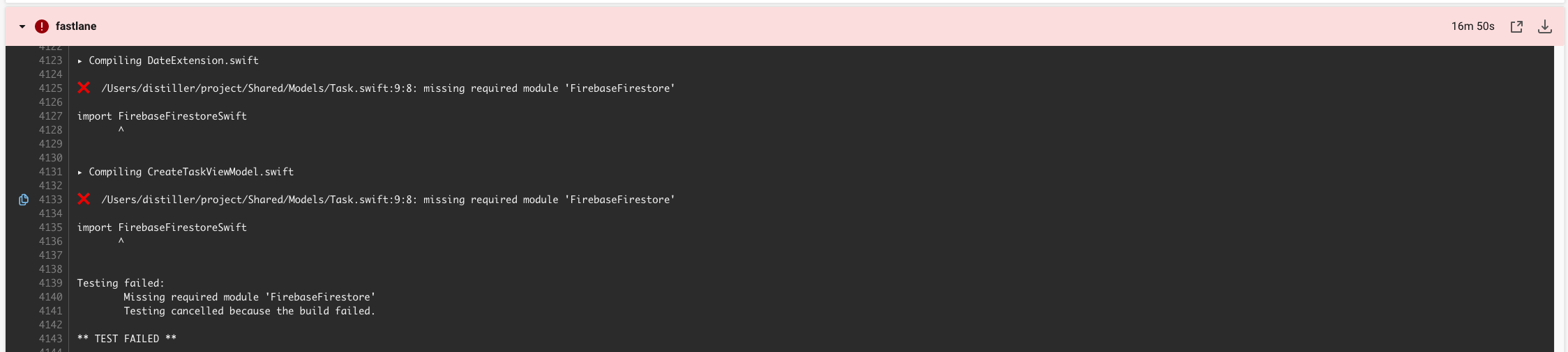 Missing Required Module When Using Spm Mobile Circleci Discuss