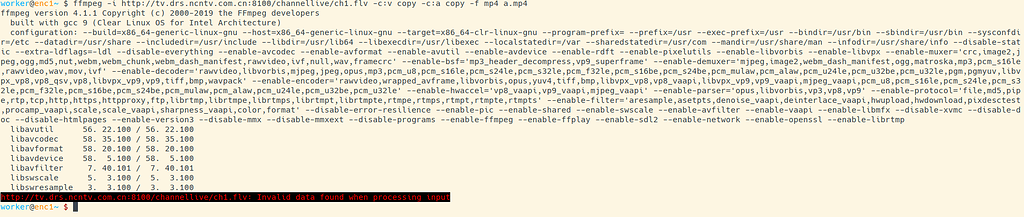 Ffmpeg returns input error when encoding - General Discussion - Clear ...