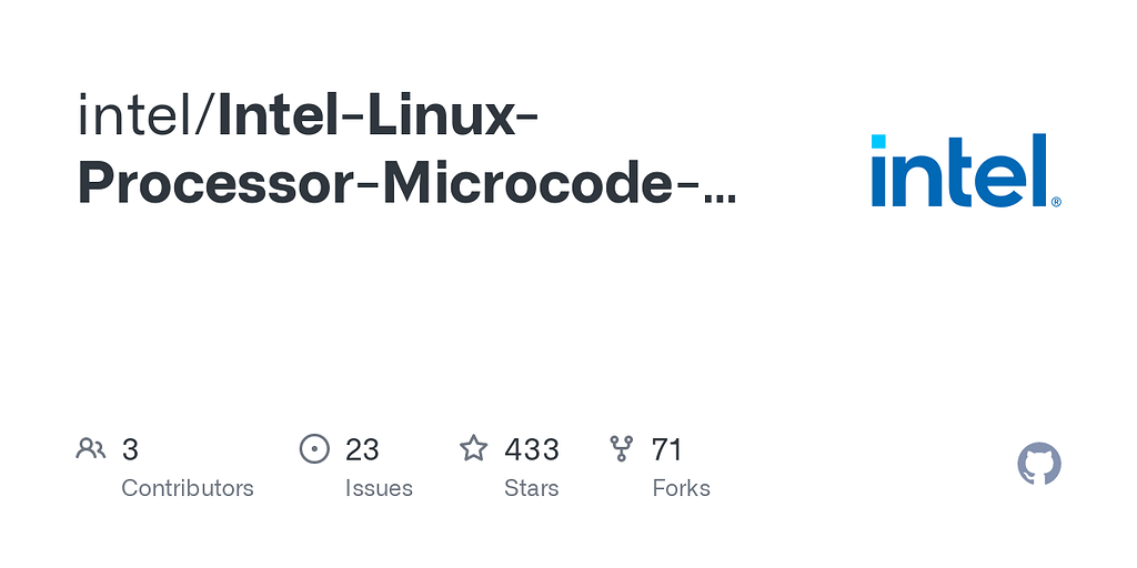 Intel Microcode CPU Updates - General Discussion - Clear Linux OS Forum