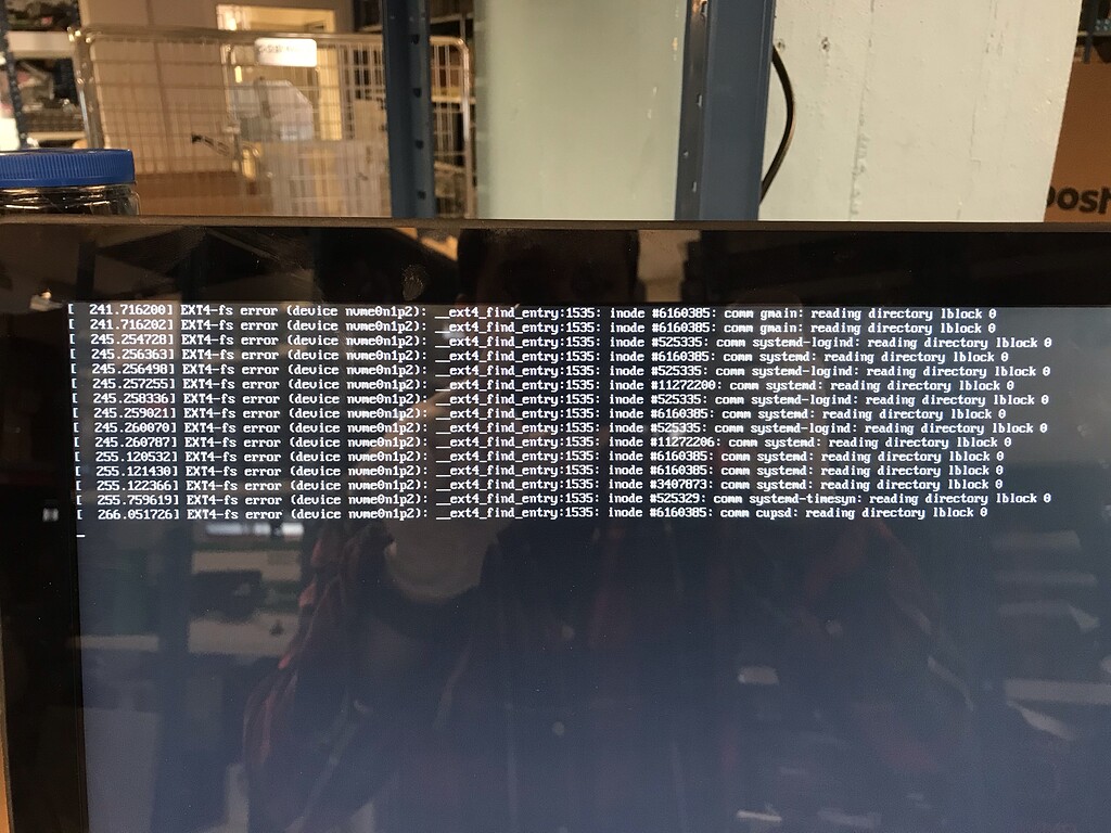 Corrupt(!?) filesystem on new install - Q&A - Clear Linux OS Forum