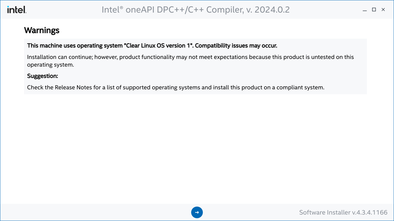Running Intel DPC++/C++ on Clear Linux - General Discussion - Clear Linux OS Forum