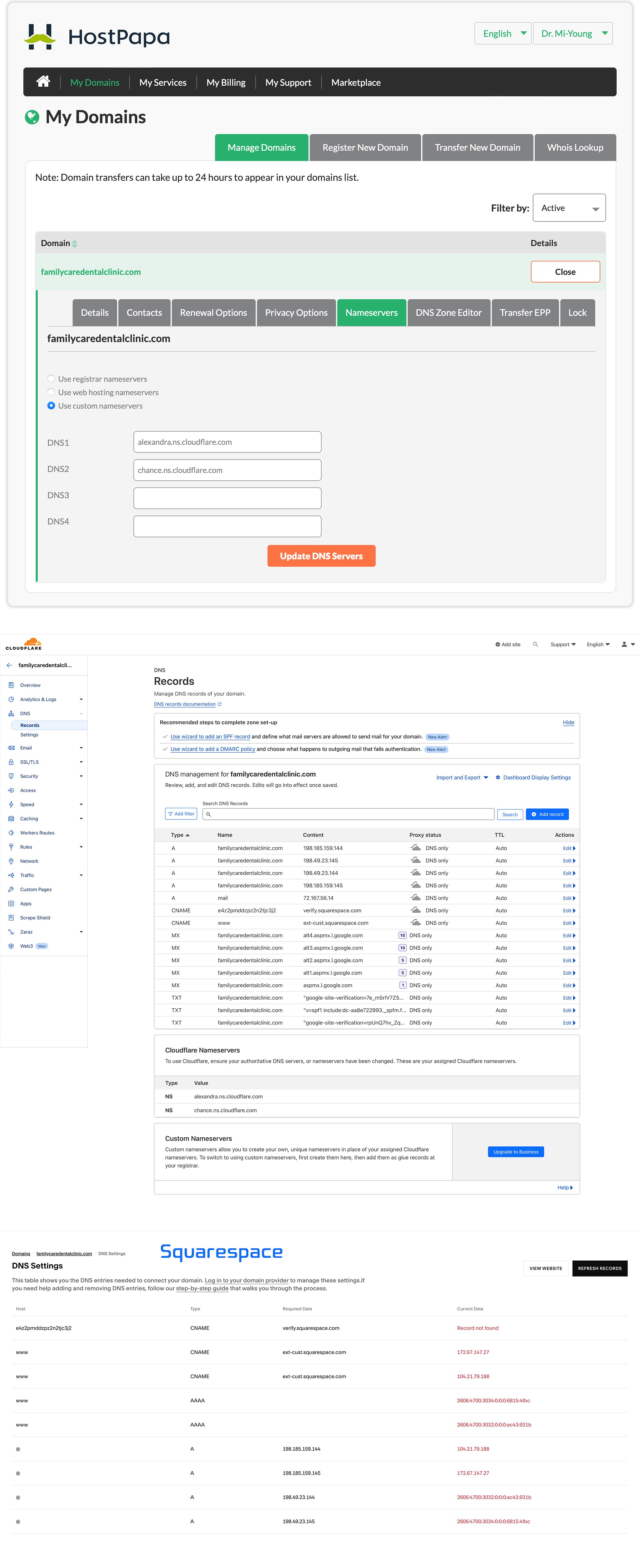 In Trouble With Dns Setting I Think Please Help Dns And Network Cloudflare Community