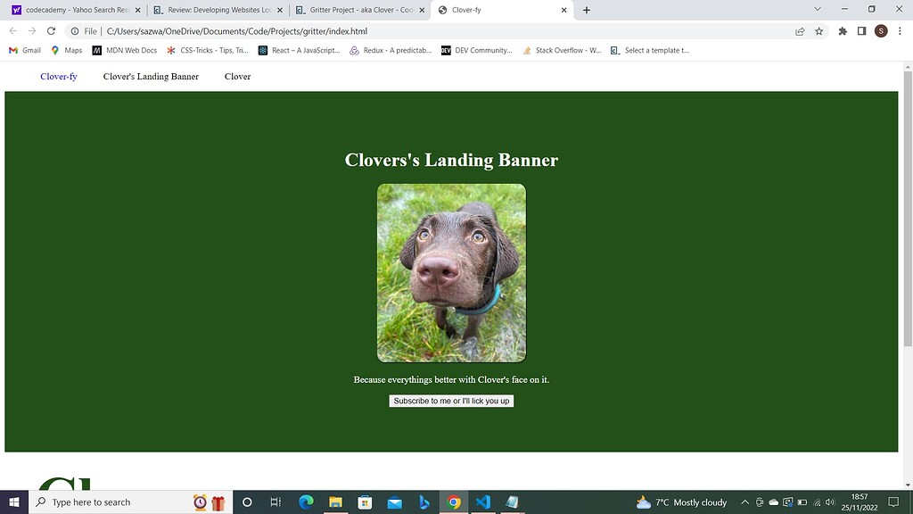 Gritter Project Aka Clover Code Review Skill Path Projects Codecademy Forums 8379