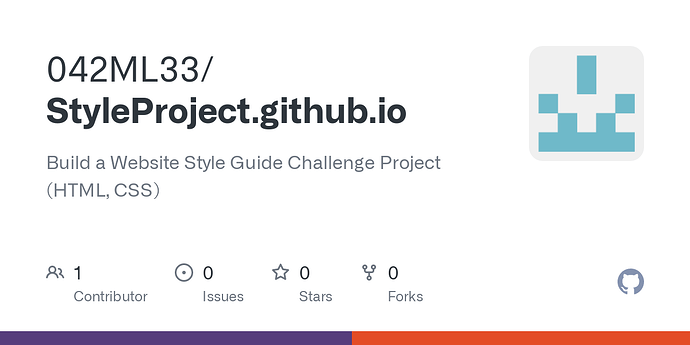 Build A Website Style Guide Challenge Project Html Css Challenge Projects Codecademy Forums
