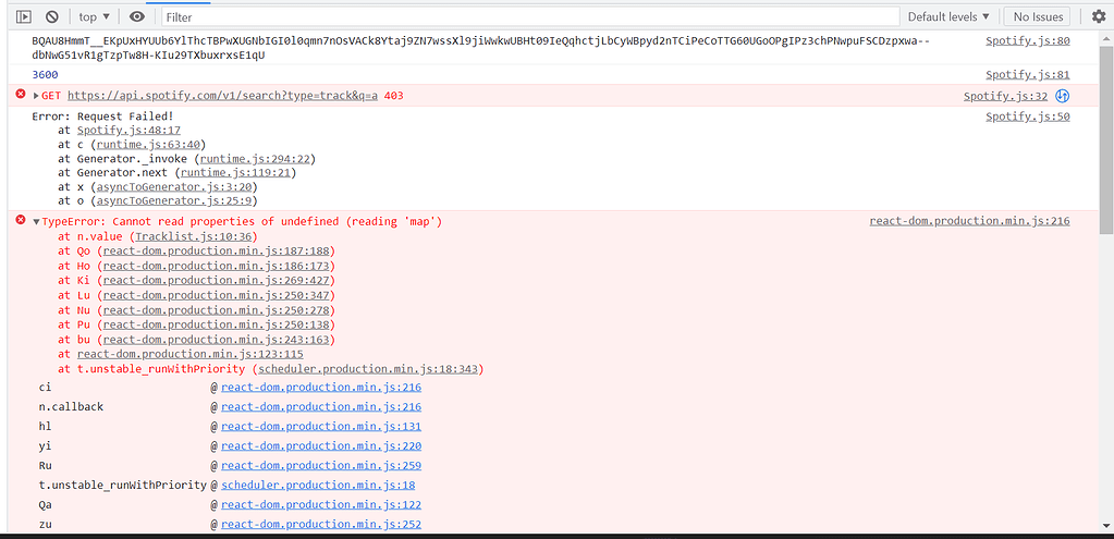 Jammming Project Search Not Working For Other Users Projects Codecademy Forums