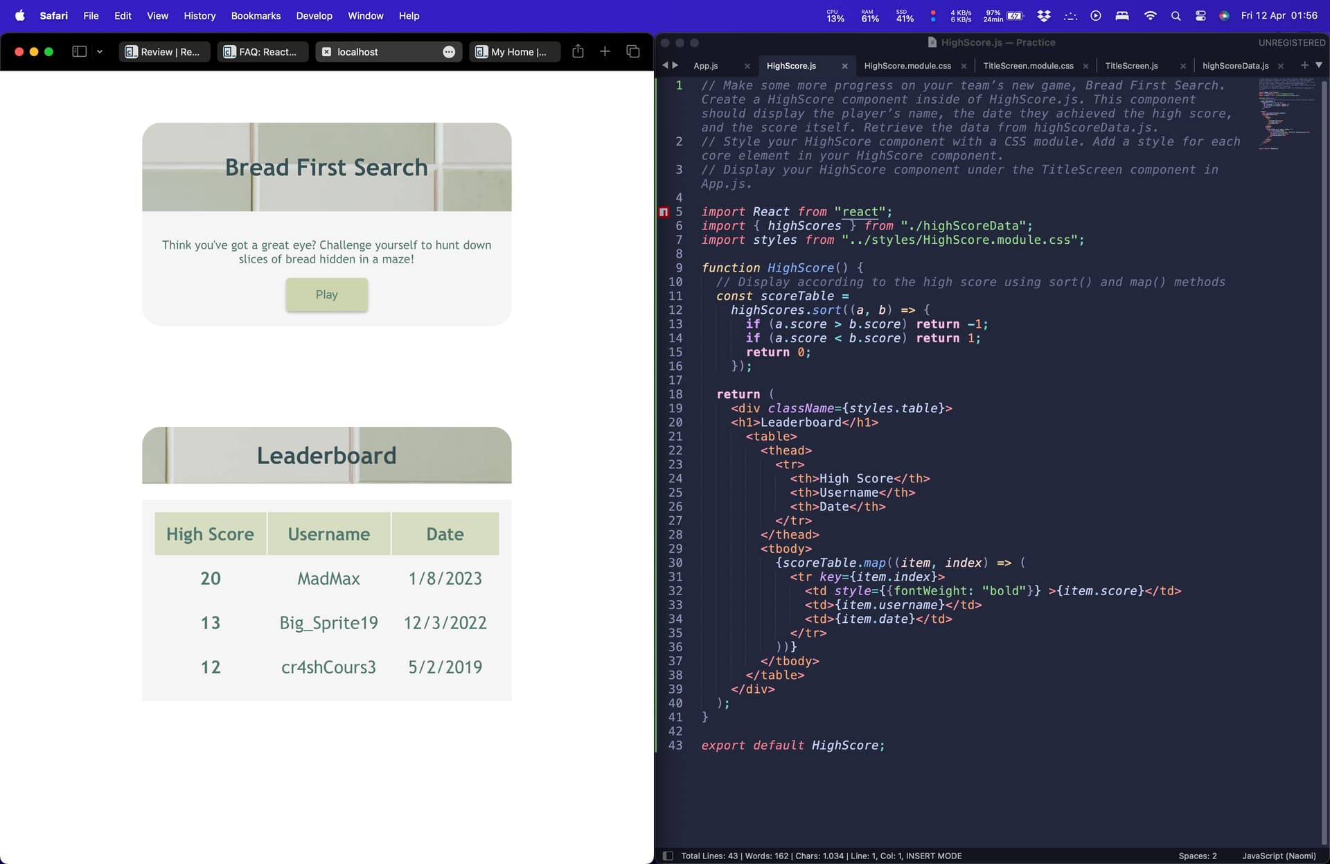 Faq React Styles Review Uncategorized Codecademy Forums