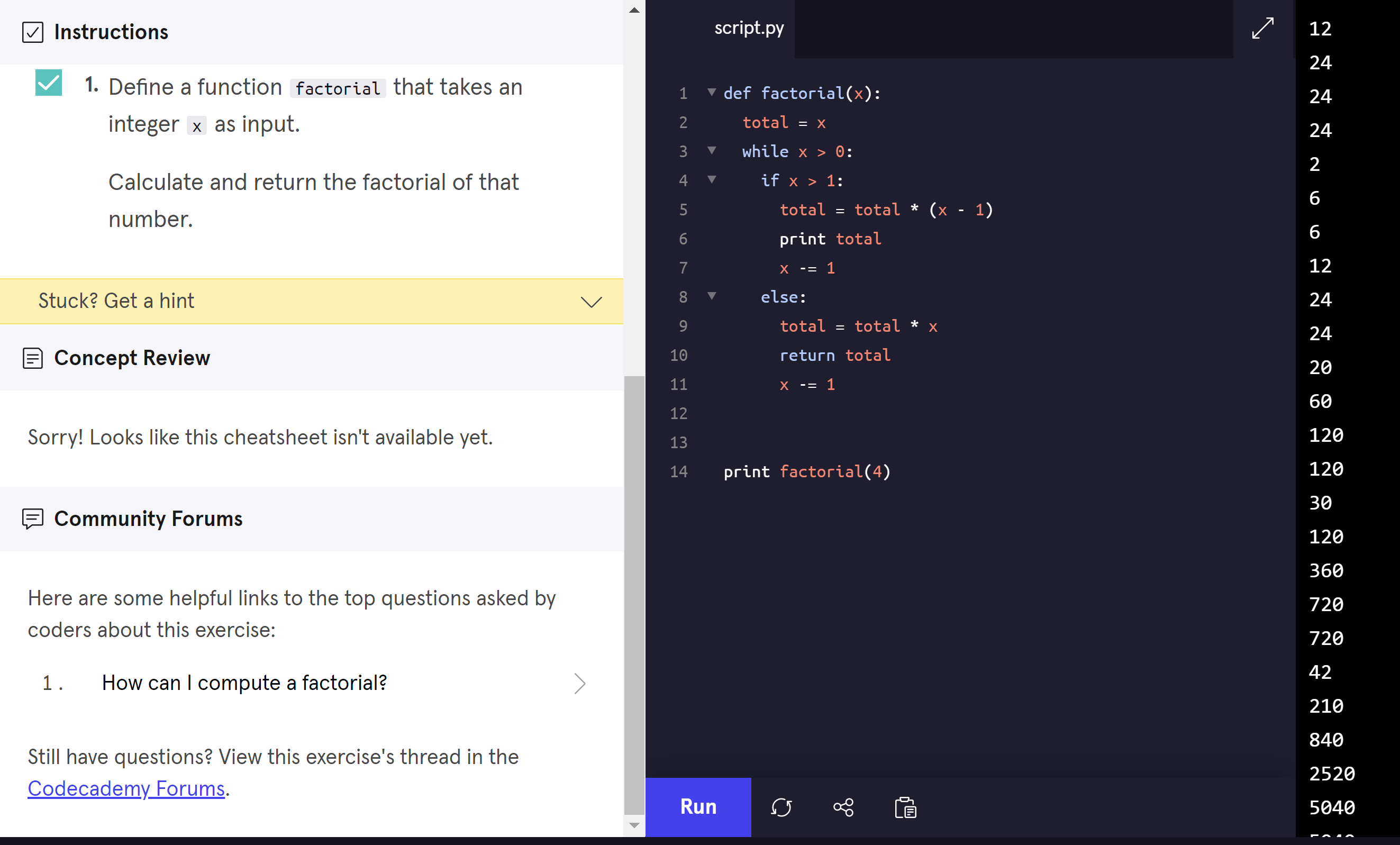 FAQ: Learn Python - Practice Makes Perfect - factorial - Python FAQ ... FAQ: Learn Python - Practice Makes Perfect - factorial - Python FAQ ...