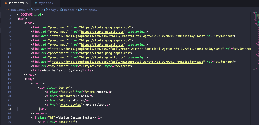 Build A Website Style Guide Challenge Project Html Css Page 25 Challenge Projects