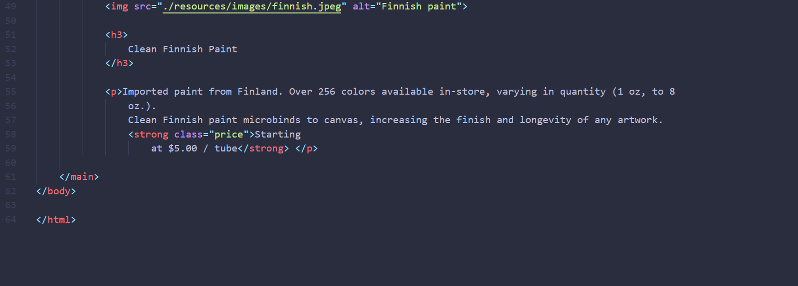 Dasmoto S Arts And Crafts Off Platform Project Code Review Off Platform Practice Projects