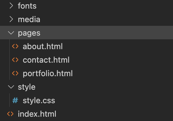Linking From Multiple Html Files To My Css File Html Codecademy Forums