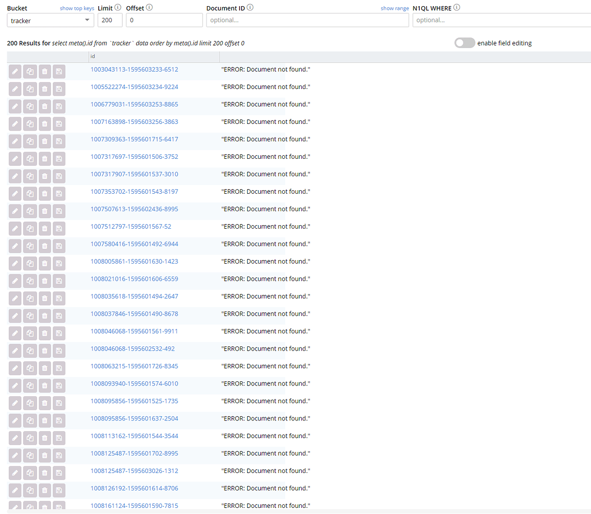 Error Document Not Found Couchbase Server Couchbase Forums