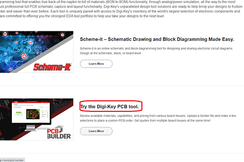 Where is the PCB Builder? - Digikey.com Navigation and Terminology ...