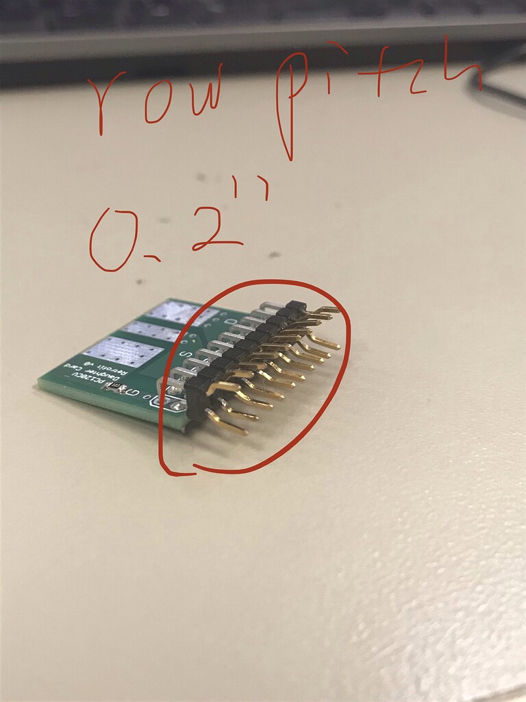 Looking for a header connector - Rectangular Connectors - DigiKey ...