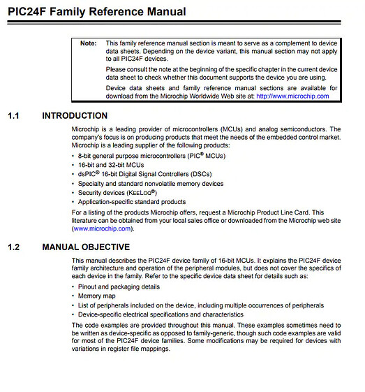 Microchip PIC Family Reference Manuals - Compiled - Integrated Circuits (ICs) - DigiKey ...