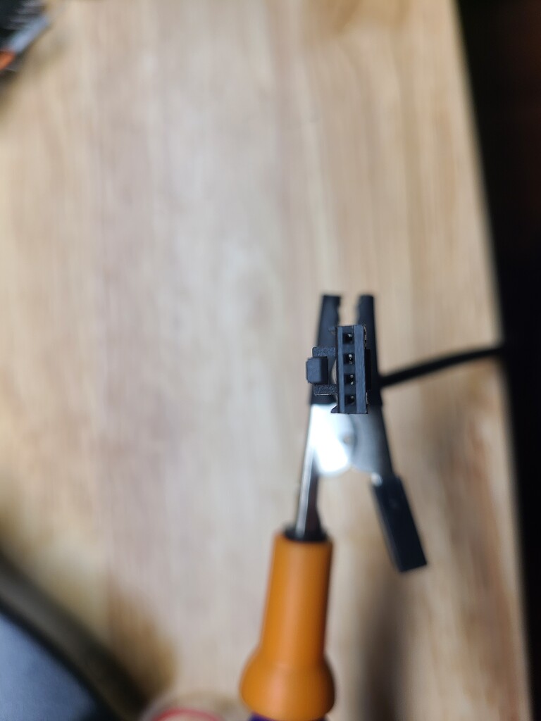 I need help identifying this 4 pin connector - Rectangular Connectors ...