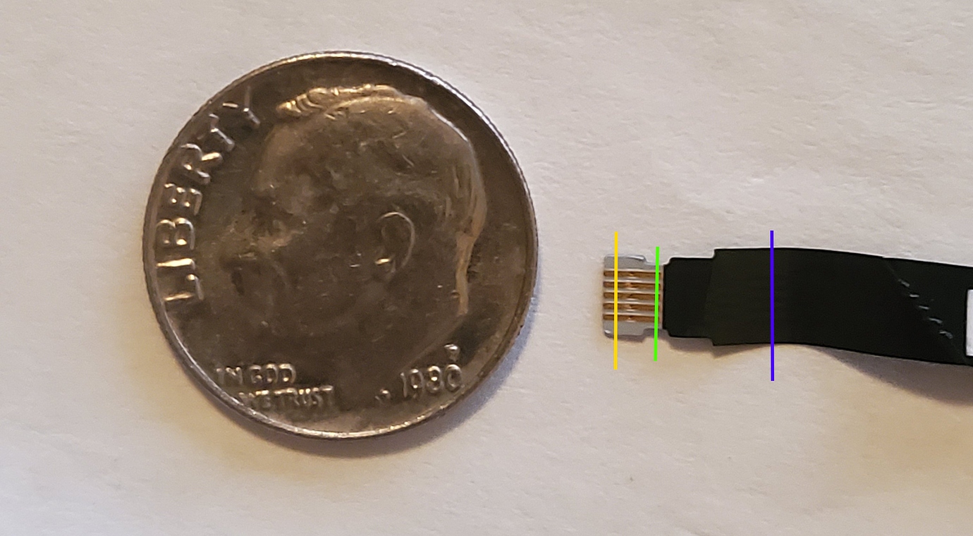 FFC cable for laptop motherboard - measuring pitch - Cable Assemblies ...