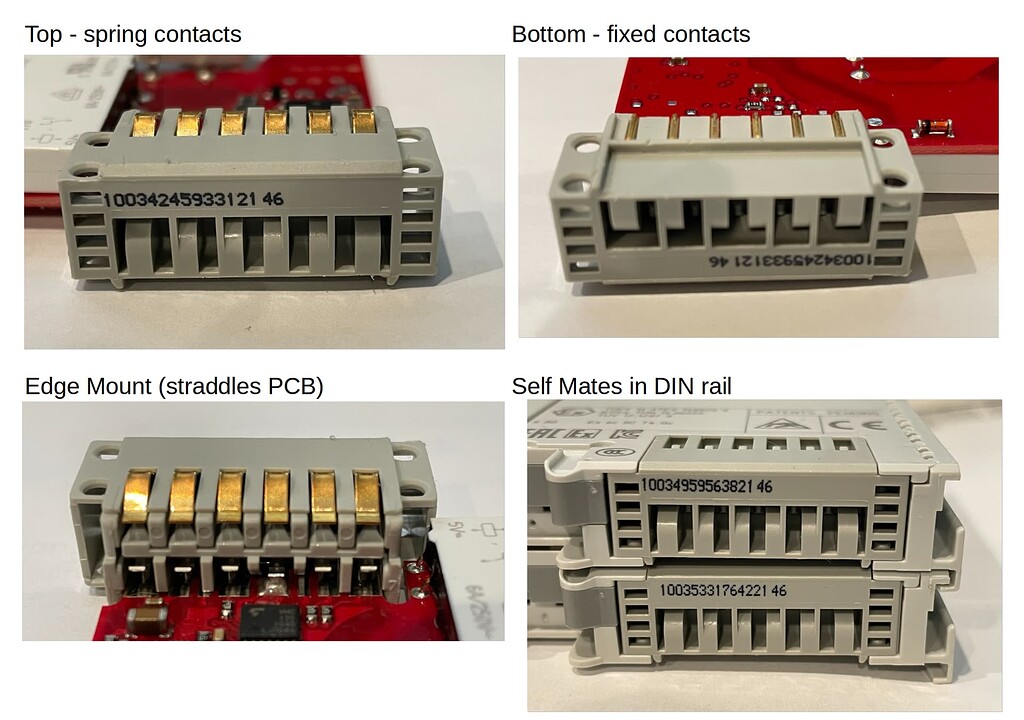 Need help finding self-mate edge mount connector - Rectangular ...