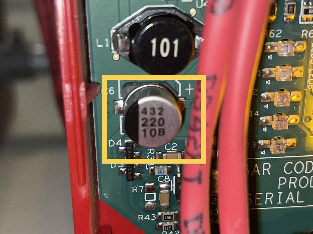 Need help identifying components-fire alarm - Capacitors - DigiKey ...