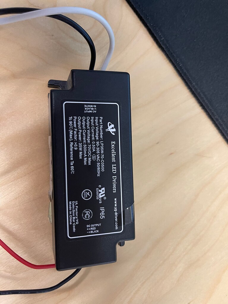 Trouble finding LED Driver that's comparable - Power Supplies (off ...