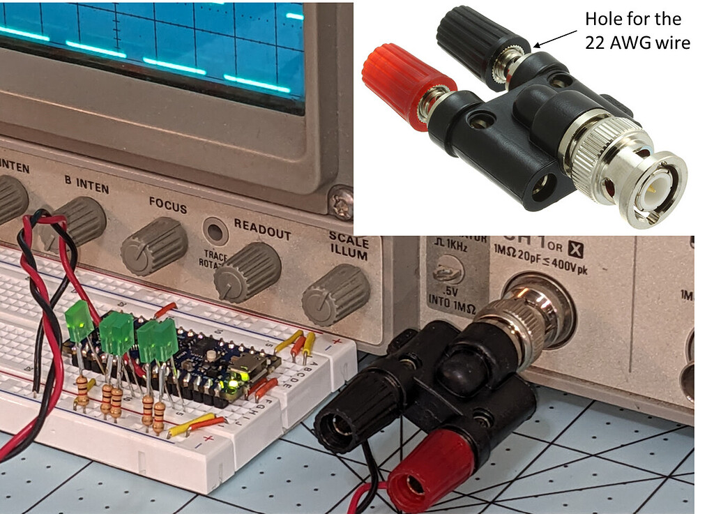 Breadboard Tip: Easy Connection to Test Equipment Using Twisted Wire ...