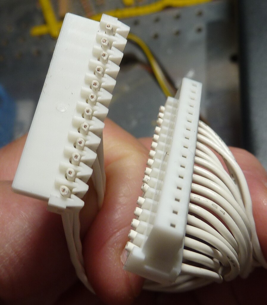 Looking for a Yamaha Clavinova male header or crimp pins - Rectangular ...