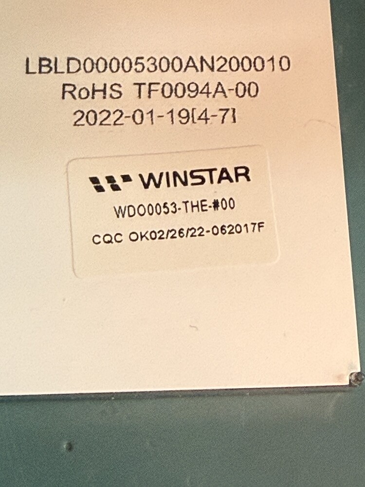 Winstar Display Replacement - Optoelectronics - DigiKey TechForum - An ...