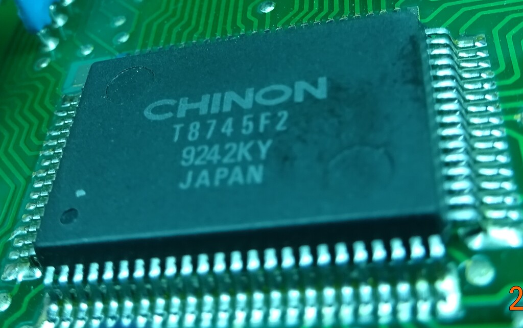 Toshiba T8745F = T8745BF = Chinon T8745F2? - Integrated Circuits (ICs ...