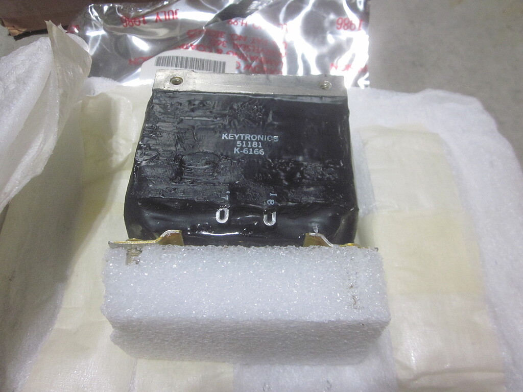 Keytronics K6166 Power Transformer NOS Navy surplus, still used today ...