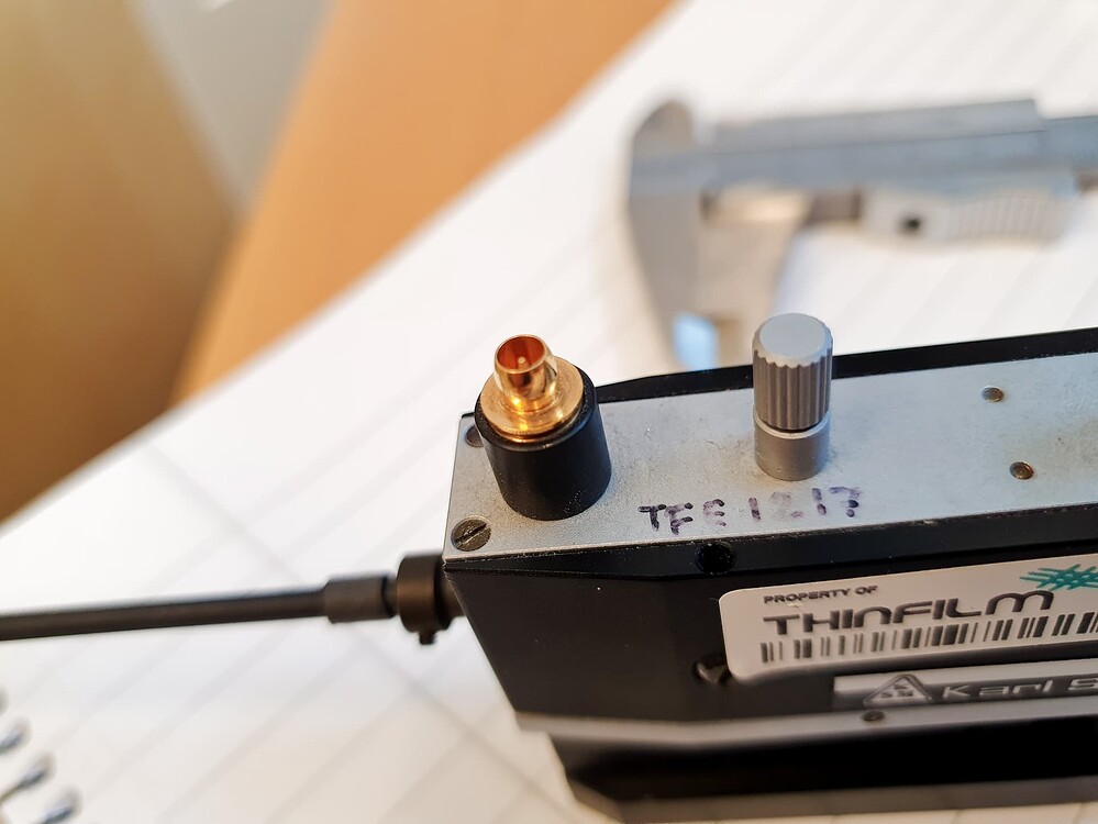 HF connector for measurement probe - Interconnect - DigiKey TechForum ...