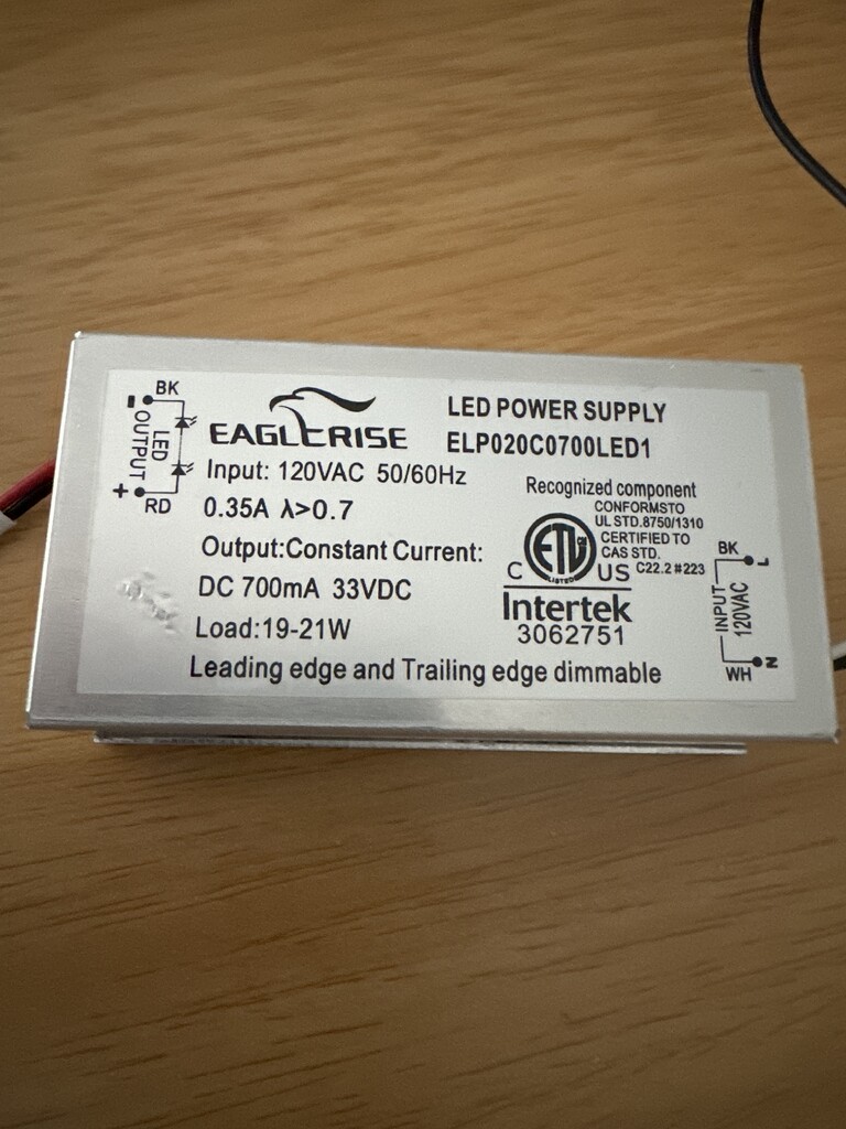 LED power supply - Power Supplies (off-board) - DigiKey TechForum - An ...