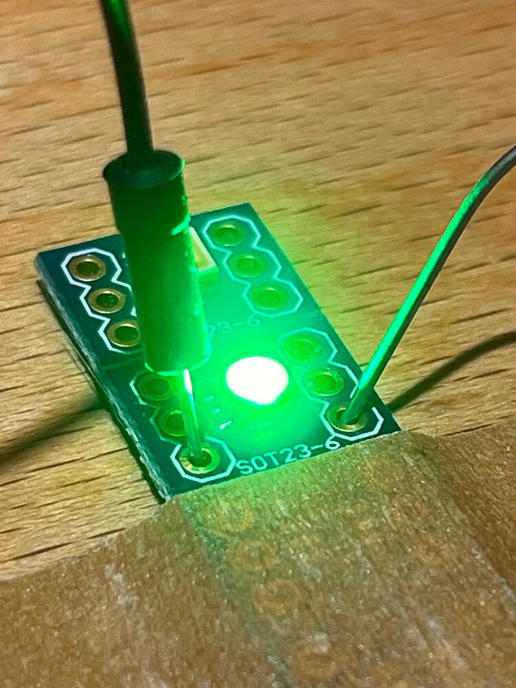 Tri-color LED has different pinout from the datasheet - Optoelectronics ...